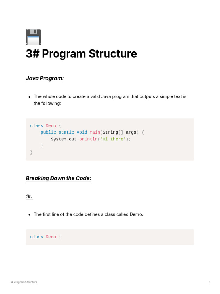 3_Program_Structure | PDF
