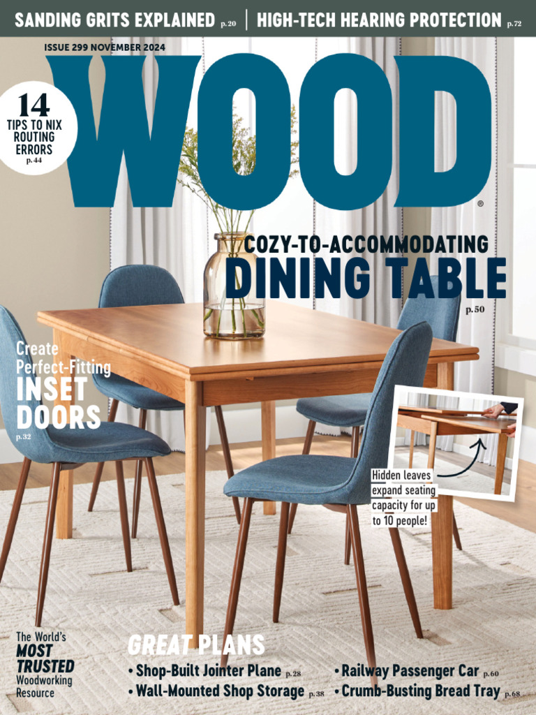 Wood Magazine - Issue 299 November 2024 | PDF