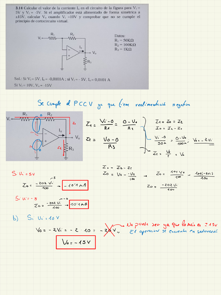 Amplificador Operacionales Ingeniería Electrónica | PDF