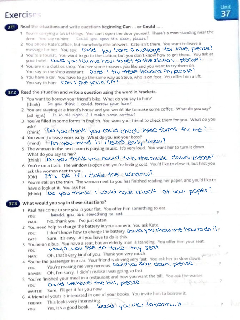 Zulca Christopher - Can Could Would You Exercises | PDF