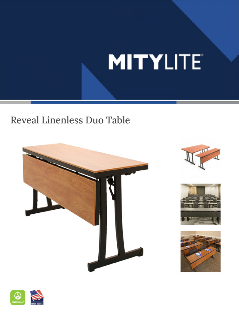 Reveal_Linenless_Duo_Table | PDF