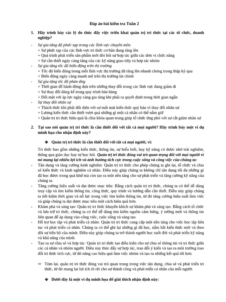 T NG H P Đáp Án QTTT | PDF