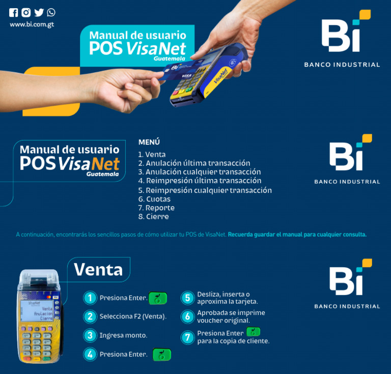 Manual POS VISANET | PDF