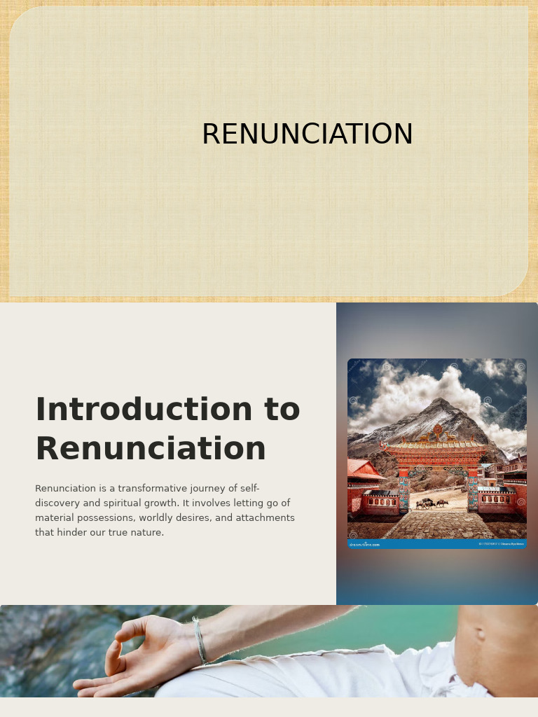 Renunciation | PDF