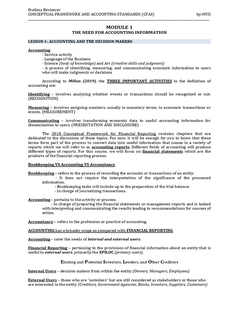 Cfas Prelims Reviewer | PDF