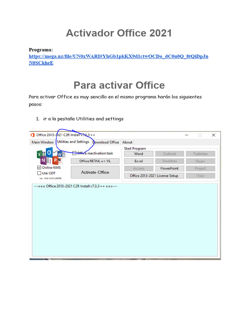 Activador Office 2021 | PDF Activador Office 2021 | PDF