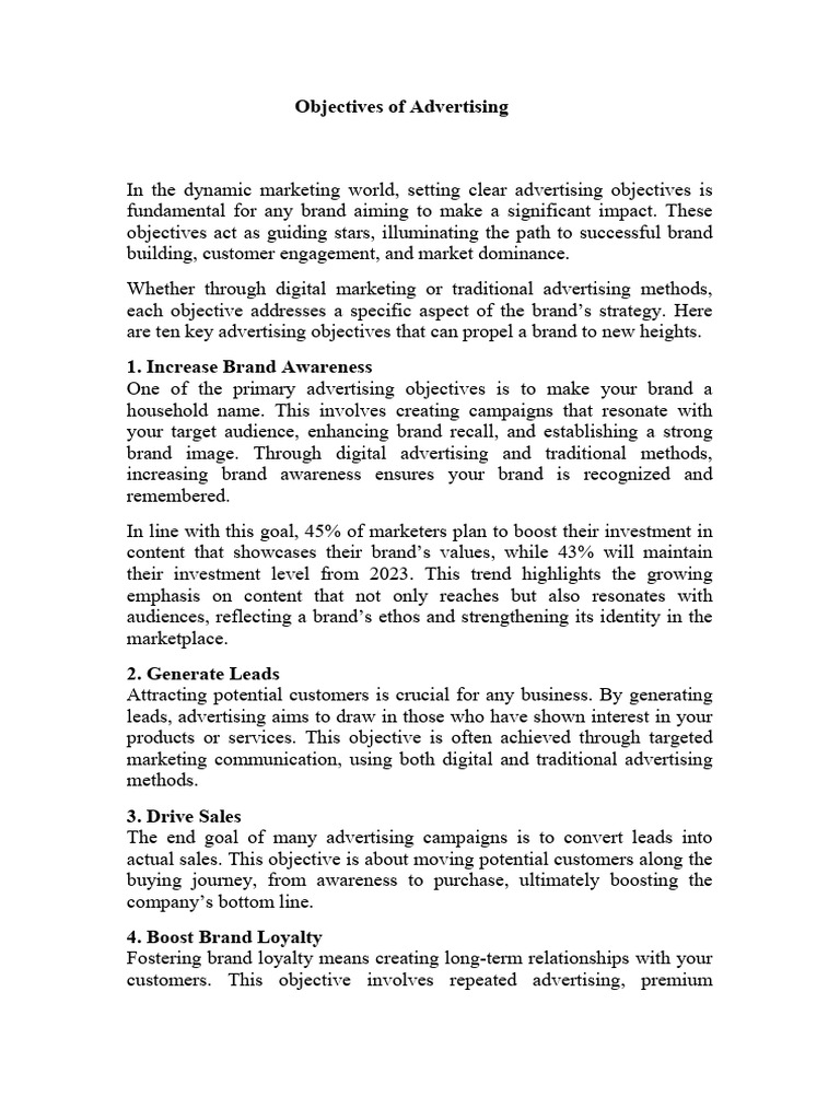 Unit 2 Advtg Contd. | PDF