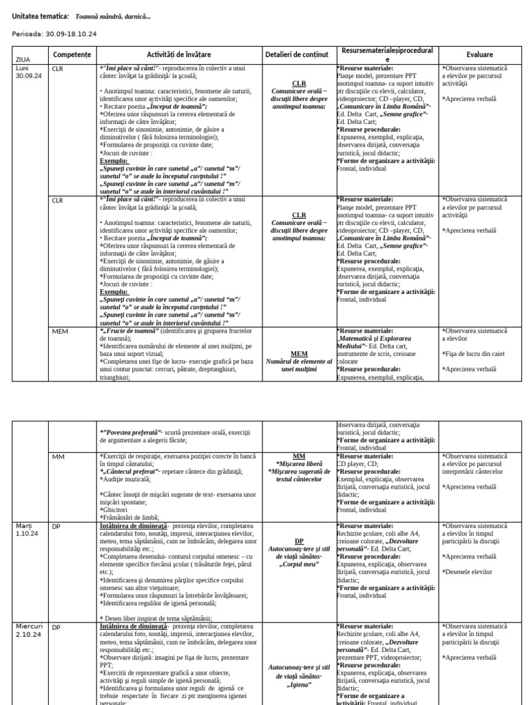 Resurse Materiale:: Ziua CLR | PDF