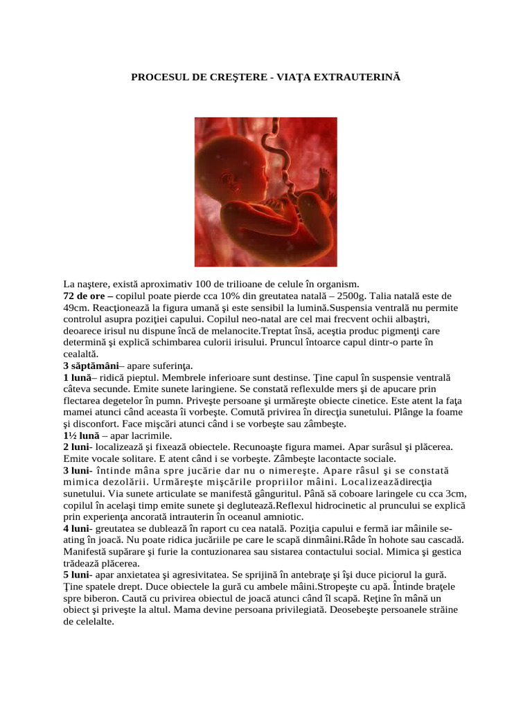 Procesul de Crestere | PDF