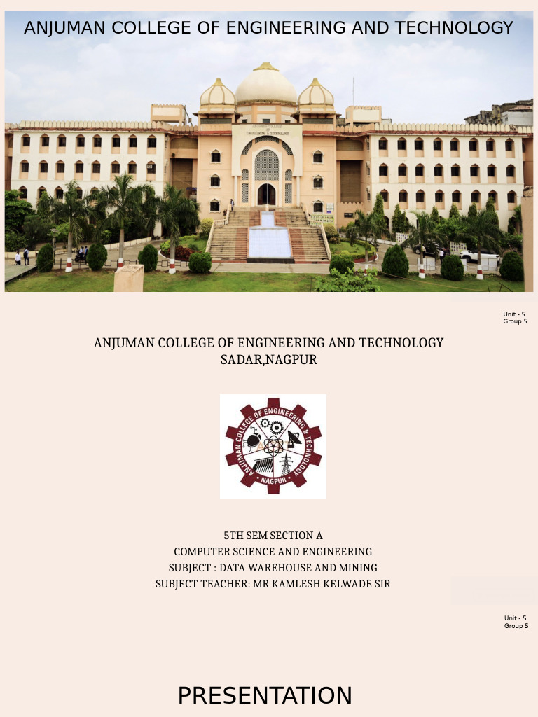 Anjuman College of Engineering and Technology | PDF