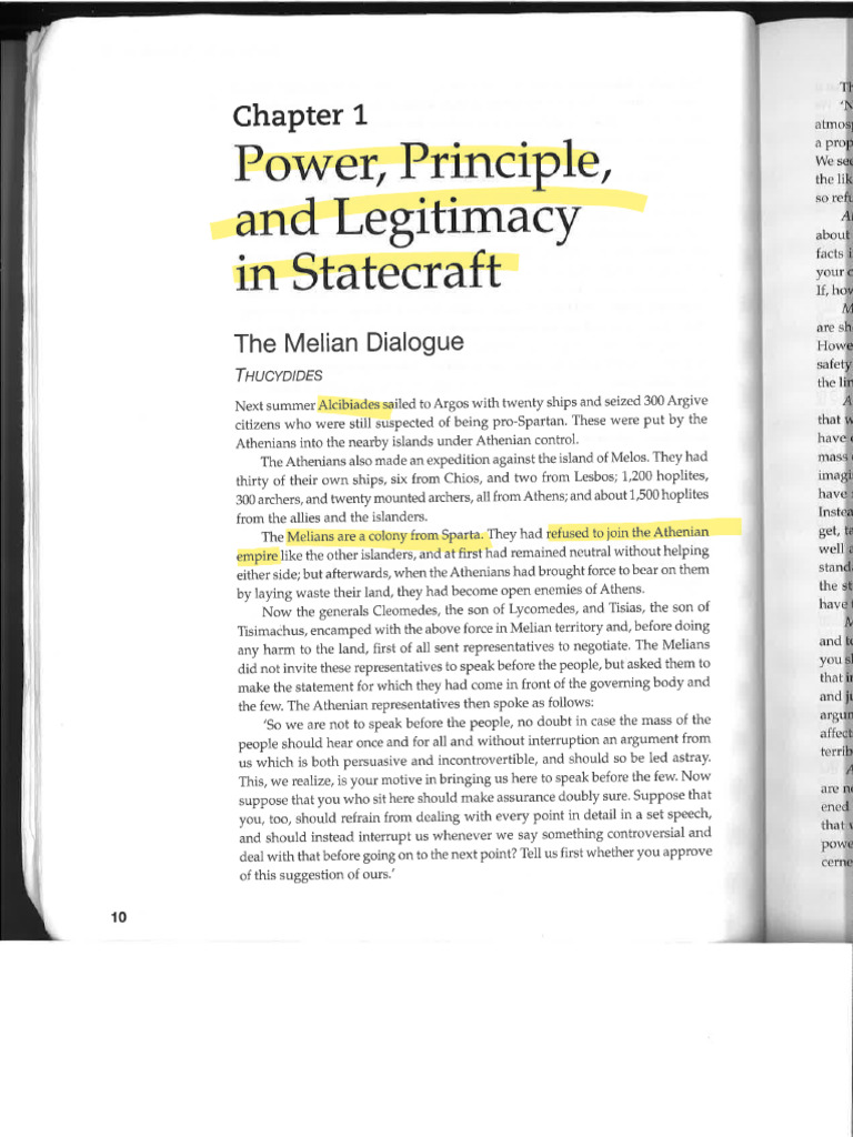 Melian Dialogue | PDF