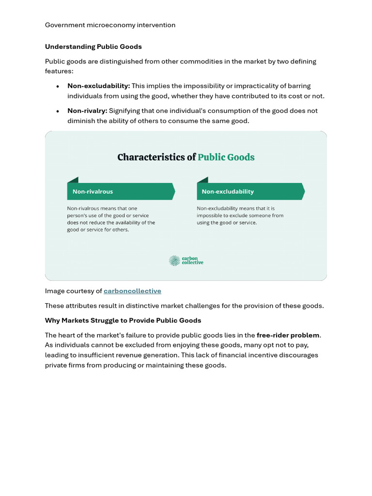 Gov Microeconomic Intervention | PDF | Taxes | Tax Incidence