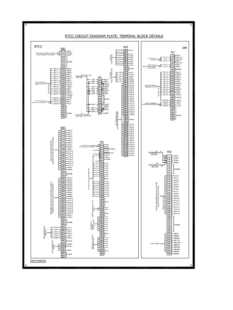 RTCC Circuit Diagram Plate - CDR | PDF