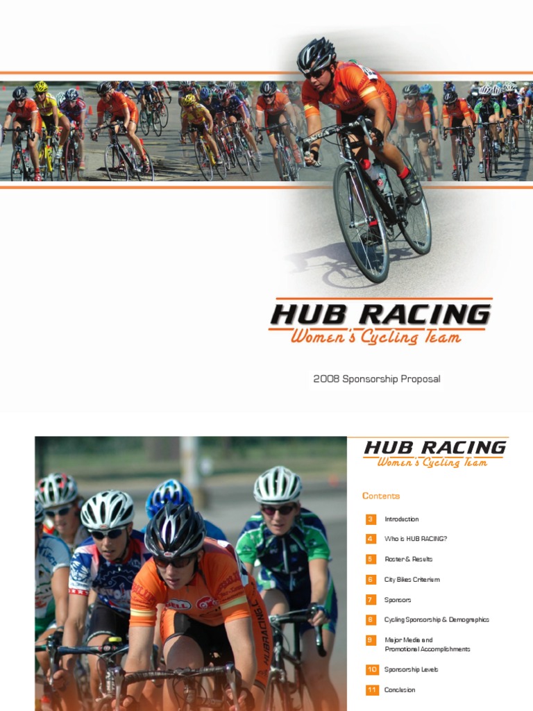Cycling Sponsorship | PDF | Sponsor (Commercial) | News
