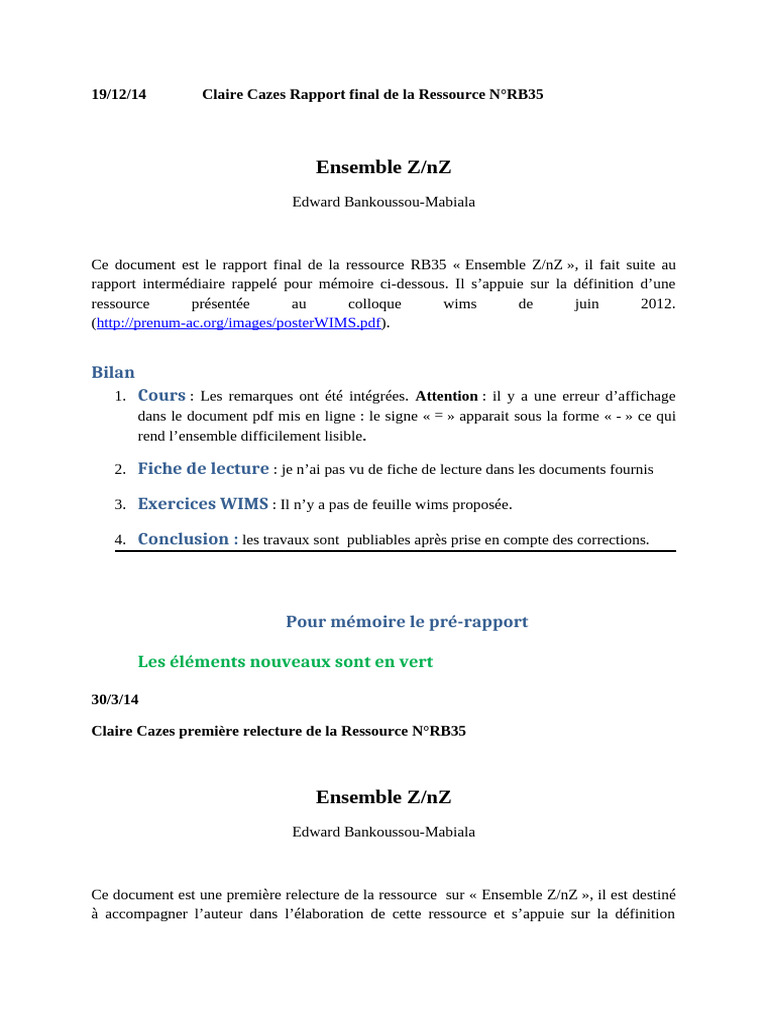 Eval RB35 Final | PDF