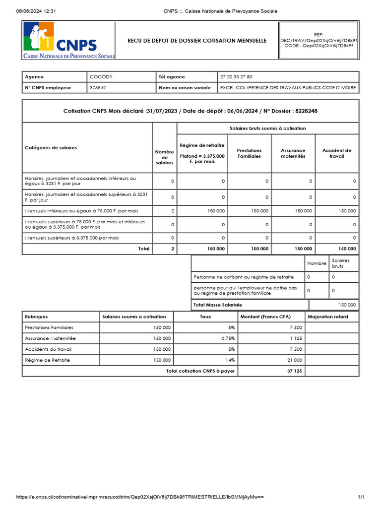 CNPS - Juillet 2023 | PDF
