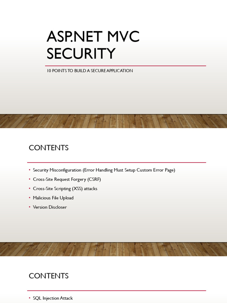 MVC Security | PDF