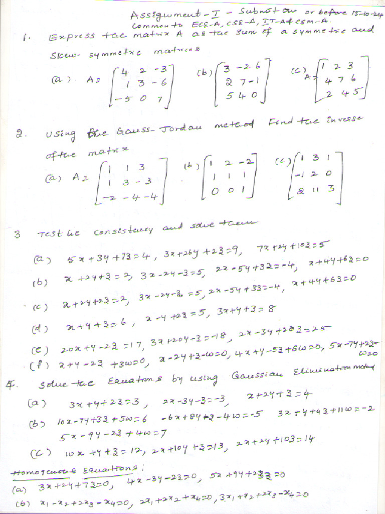 MC Assignment I | PDF
