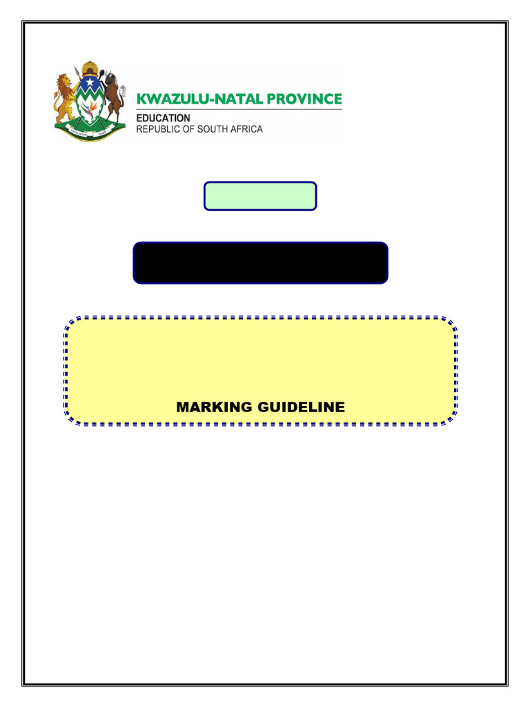 Business Studies P1 Grade 12 September 2024 Final Memo | PDF ...