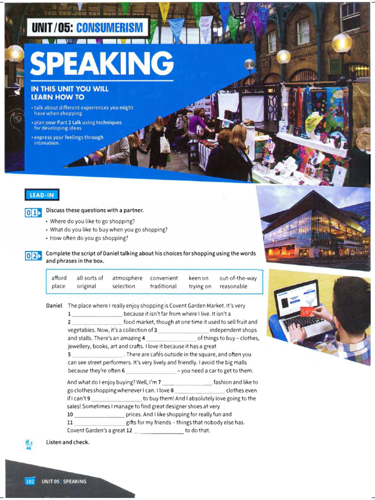 05 Speaking unit 5 | PDF