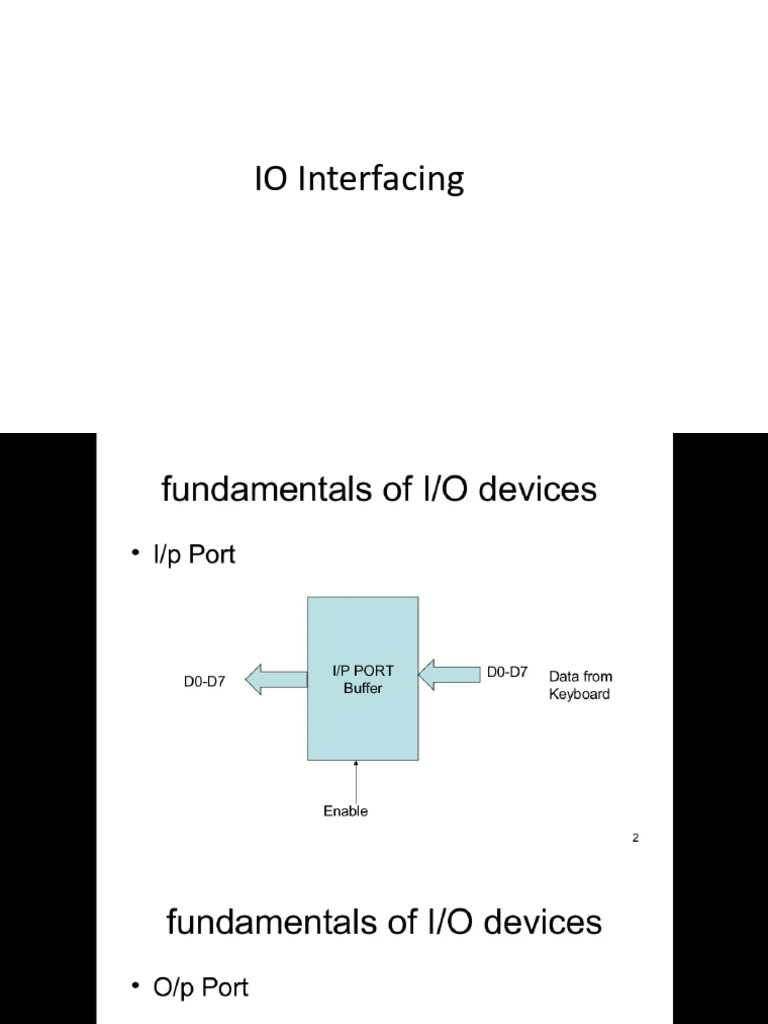 Io Interfacing | PDF