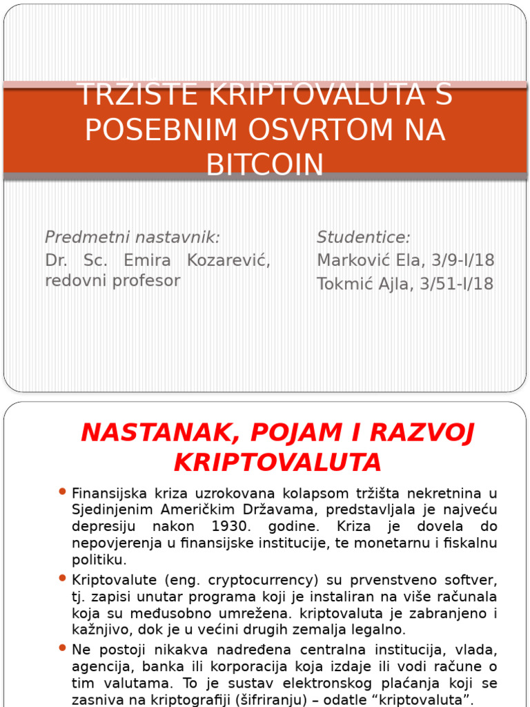 Ela Marković I Ajla Tokmić Prezentacija | PDF