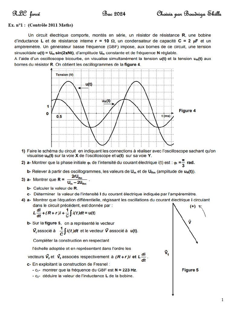 Dipôle-RLC-forcé | PDF