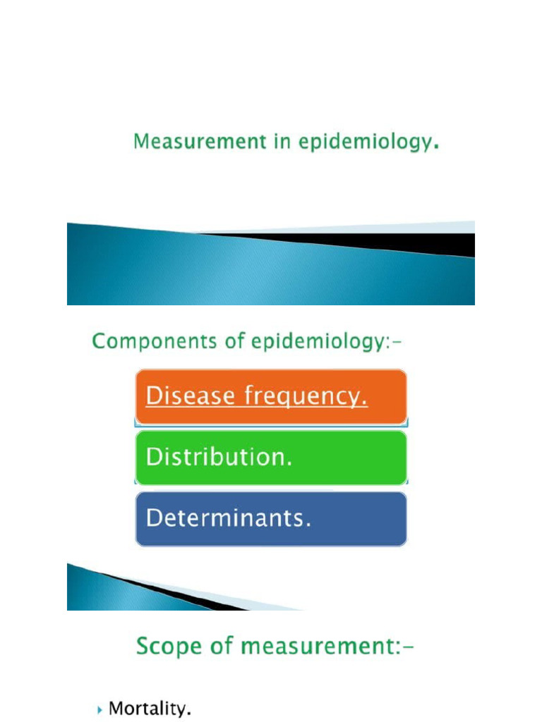 Measurements in Epi | PDF
