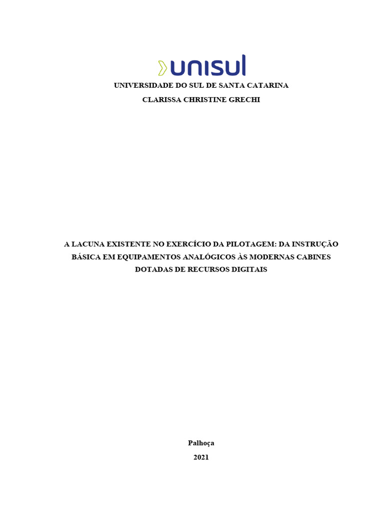 TCC Clarissa Grechi | PDF