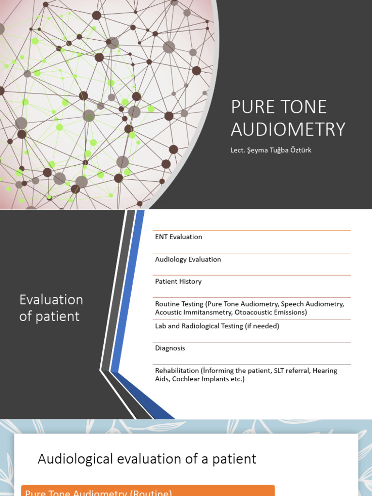 4-5 Pure Tone Audiometry | PDF