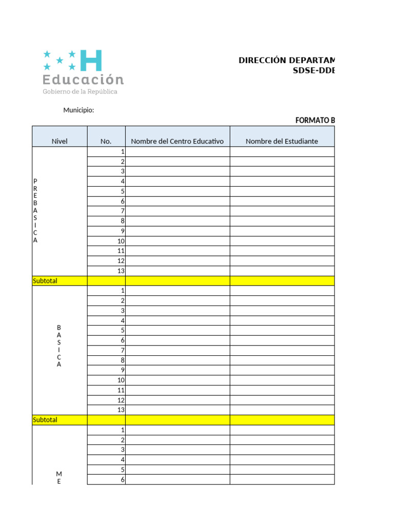Matriz Becas Sociales Dde01 - Sdse 2024 | PDF