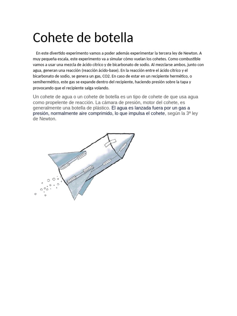 Cohete De Botella Pdf