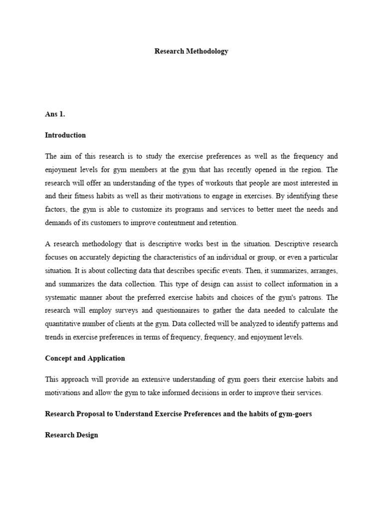 Research Methodology | PDF