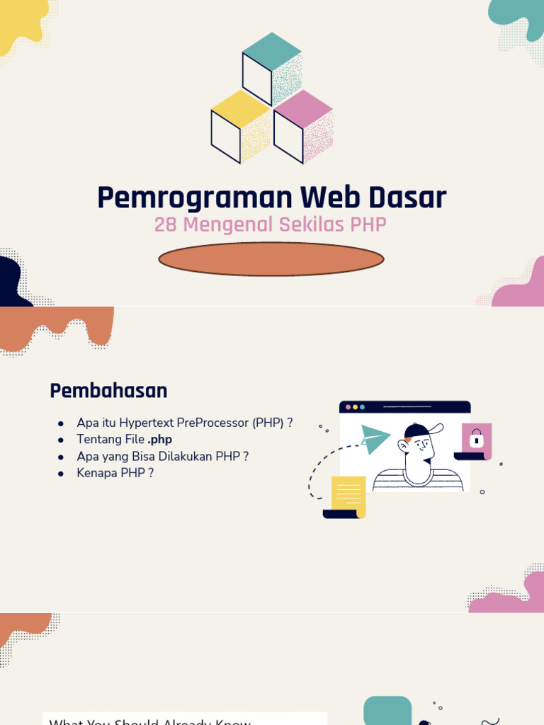28 PHP - Mengenal Sekilas Hypertext PreProcessor | PDF