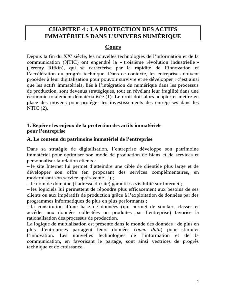Chapitre 4 Cours Cejm BTS Mco2 Et CG2 | PDF