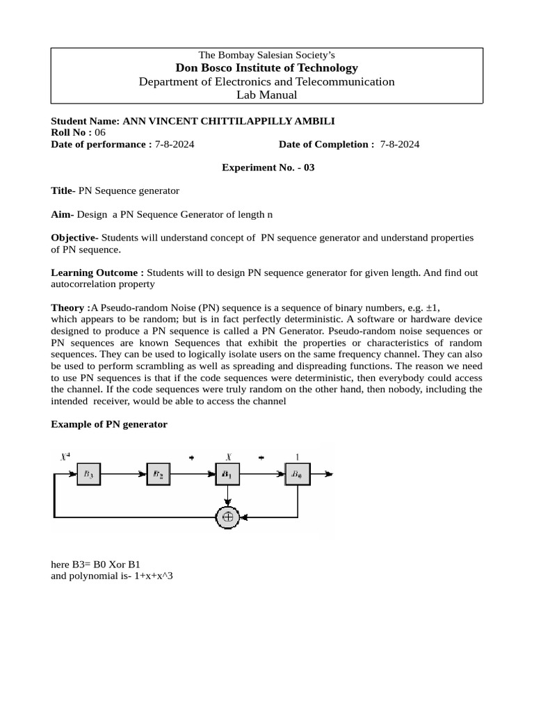 06_ANN VINCENT_EXPERIMENT-3_MCS | PDF 06_ANN VINCENT_EXPERIMENT-3_MCS | PDF