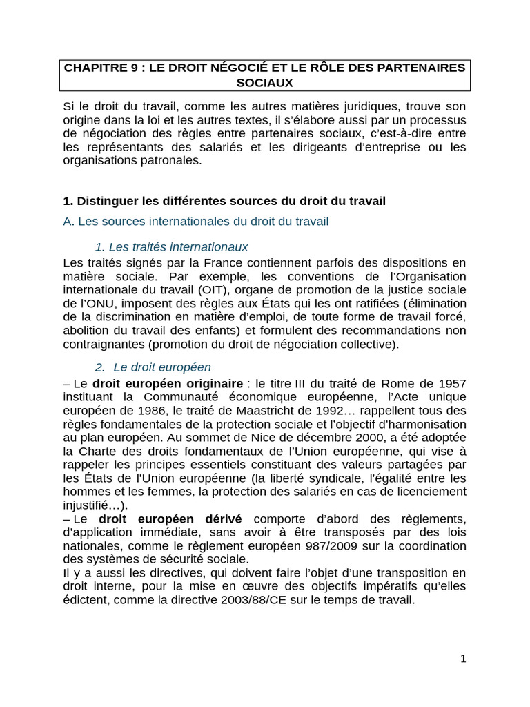 Chapitre 9 Cours Cejm BTS CG2 Et Mco2 | PDF