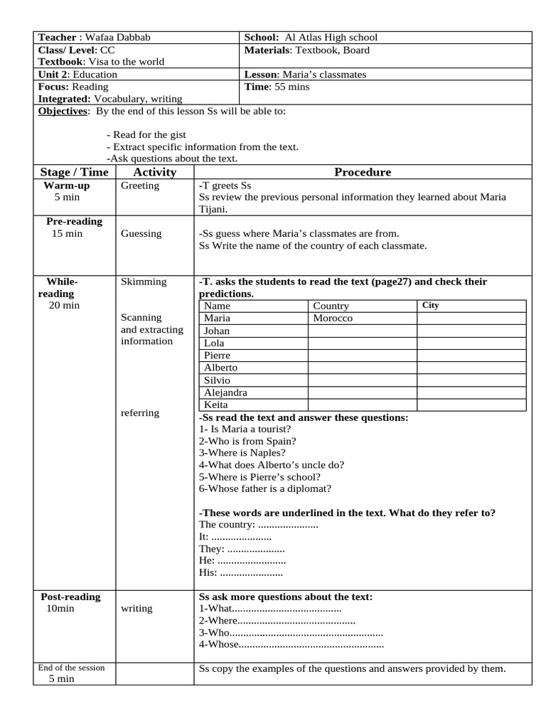 common core unit 2 reading | PDF