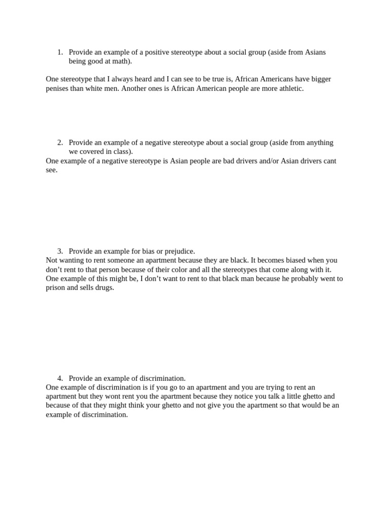 Stereotypes and Conformity in Psychology | PDF | Stereotypes | Conformity