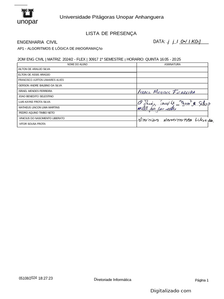 AP1 - Algoritmos | PDF