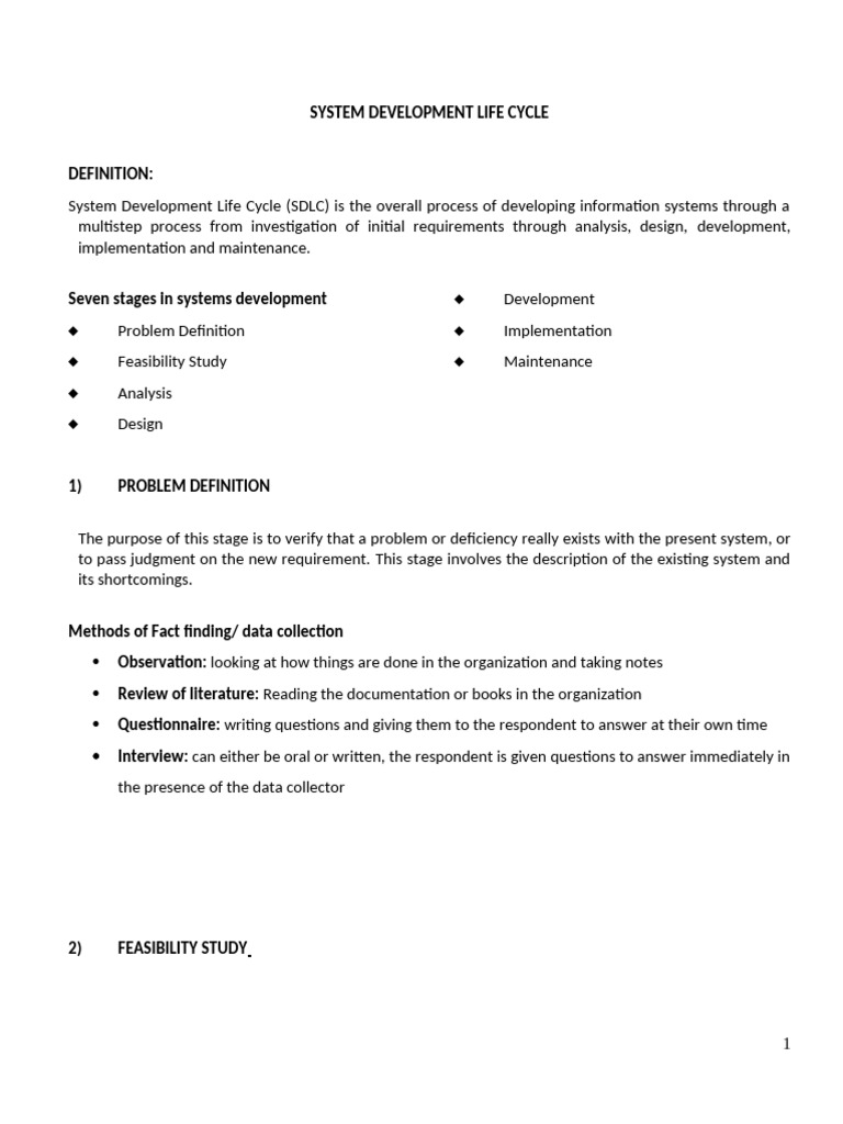 Topic 12 - sdlc edited 2020 | PDF