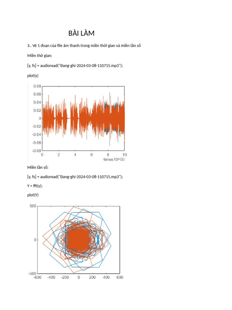 Matlab 1 | PDF