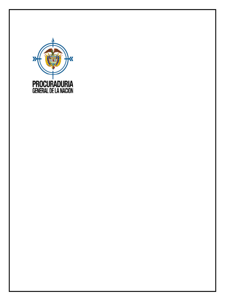 Procuraduría General de La Nación | PDF