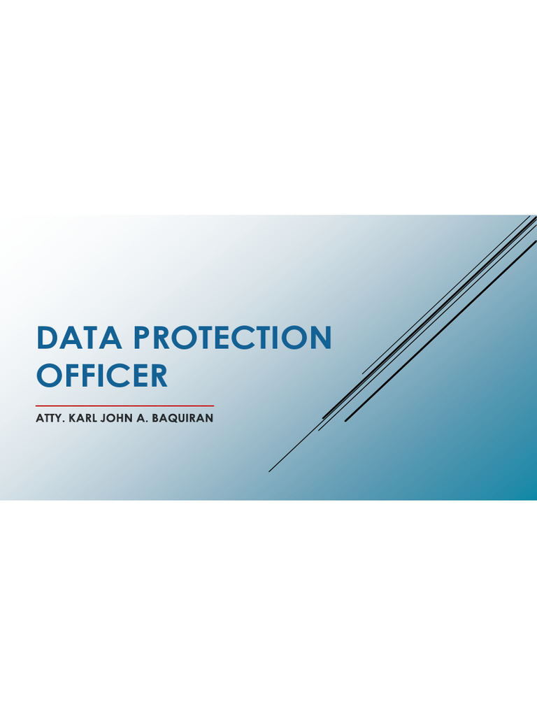 Data Privacy Officer | PDF