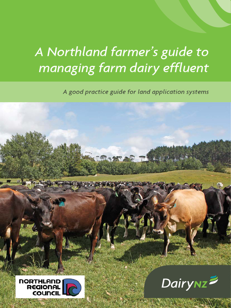 Managing Farm Dairy Effluent Northland | PDF