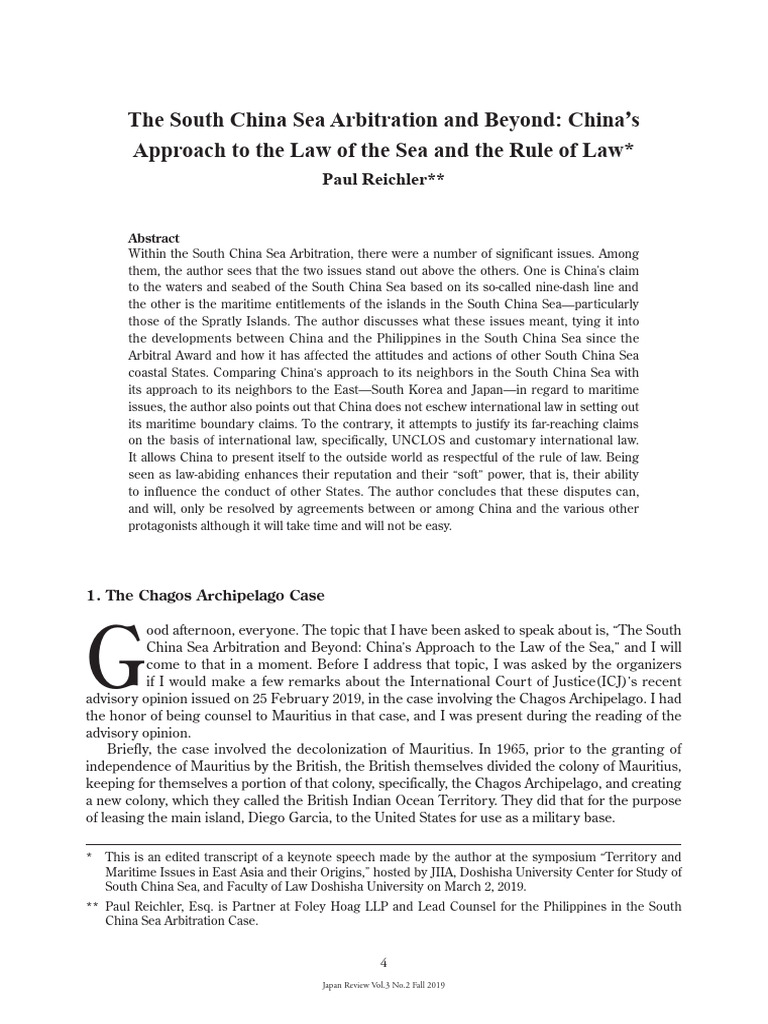 JapanReview Vol3 No2 01 Reichler | PDF