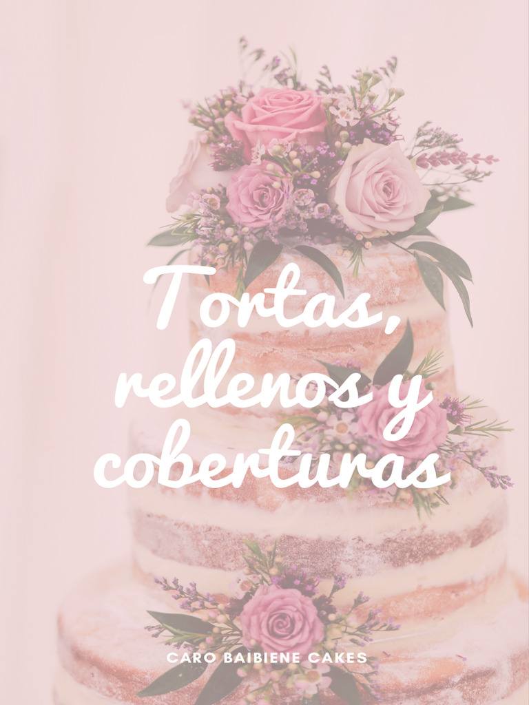 Recetario Tortas Rellenos y Coberturas | PDF