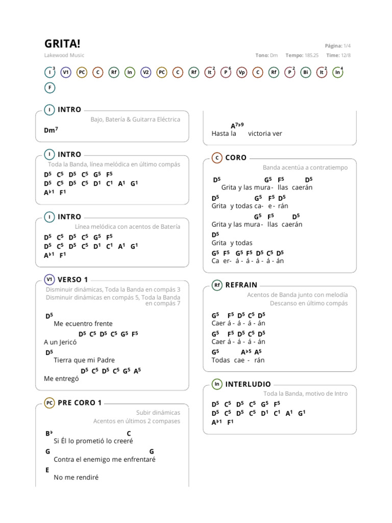 GRITA!-Lakewood Music-Grita!.Dm.7 | PDF