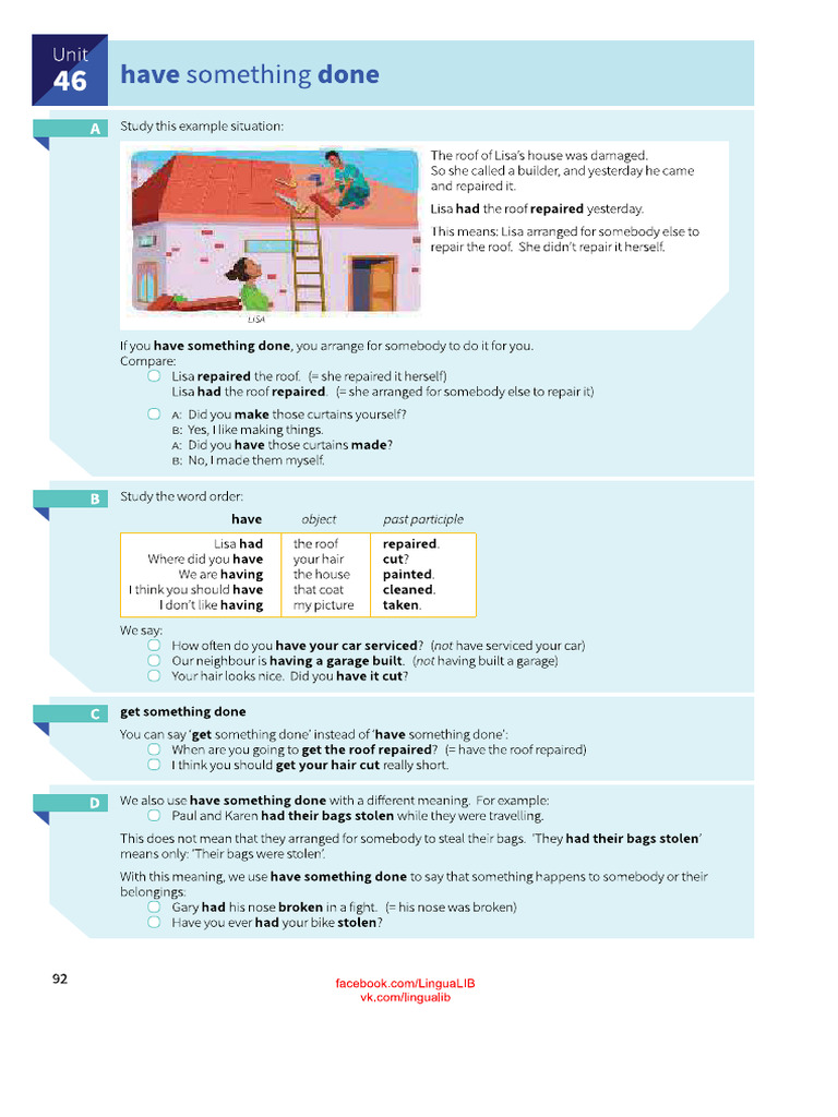 Unit 46 - Have Something Done | PDF