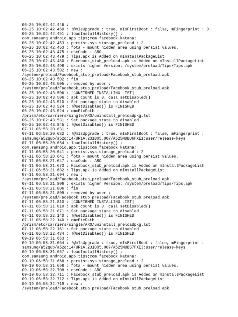 Preload Installer | PDF